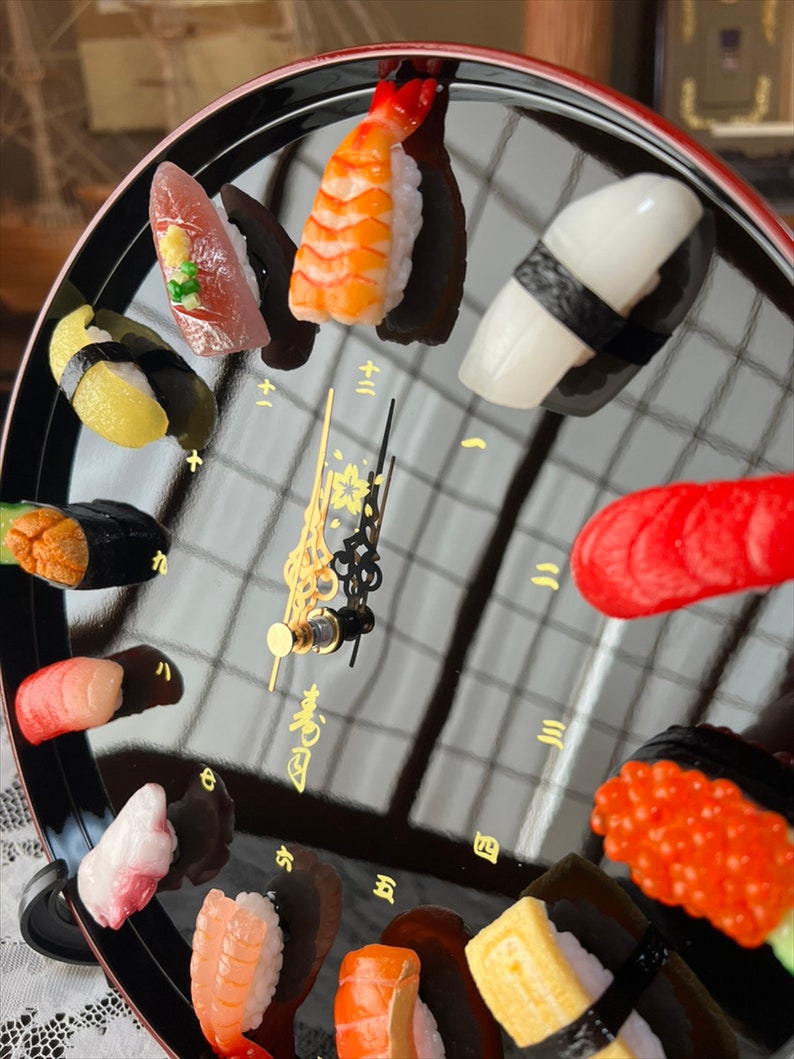 Japanese Food Fake Food Sushi Clock Kawaii,made in Japan - Etsy