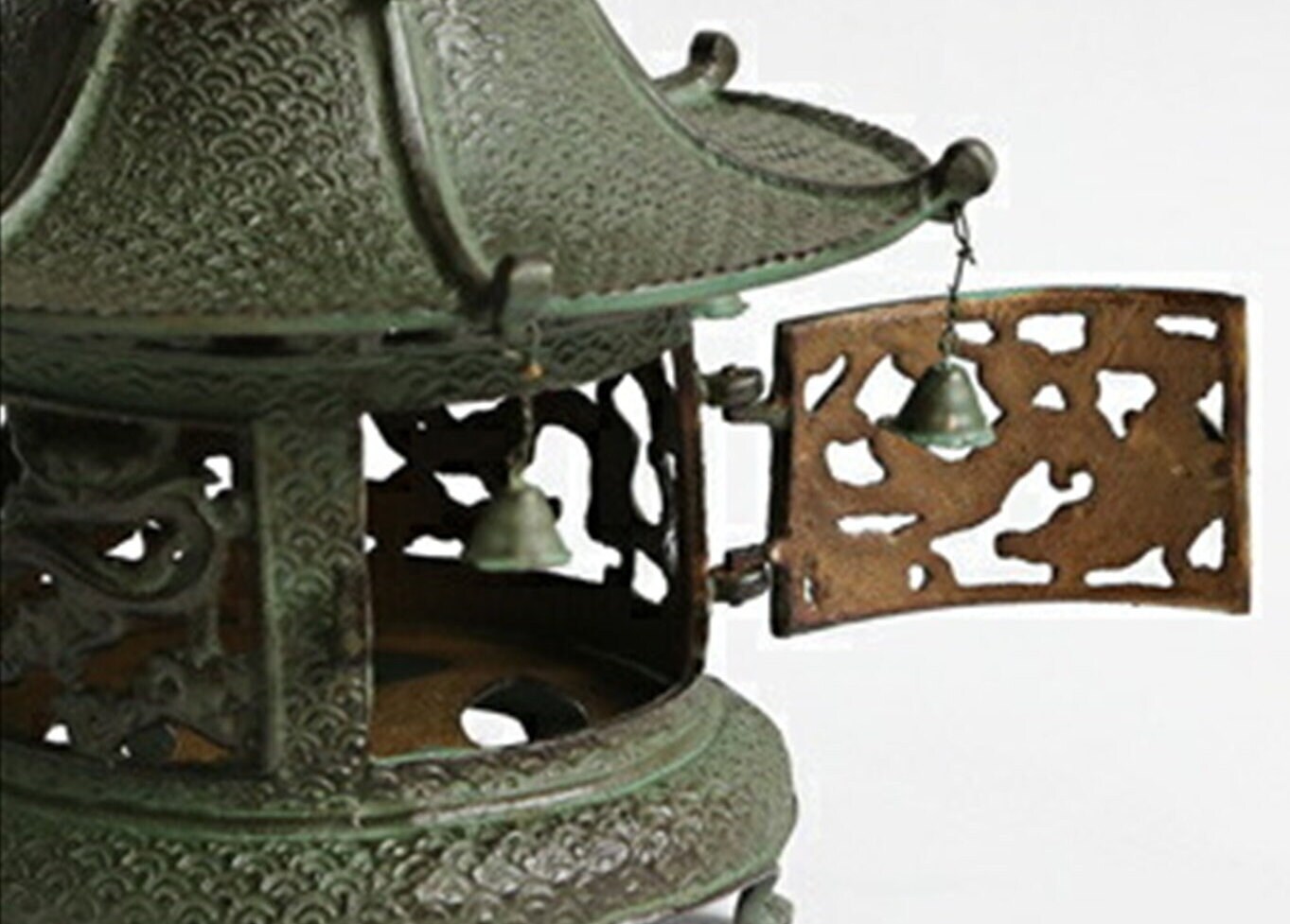 Toro Japanese Bronze Hanging Lantern Takaoka Craft Ryu Doragon | Etsy
