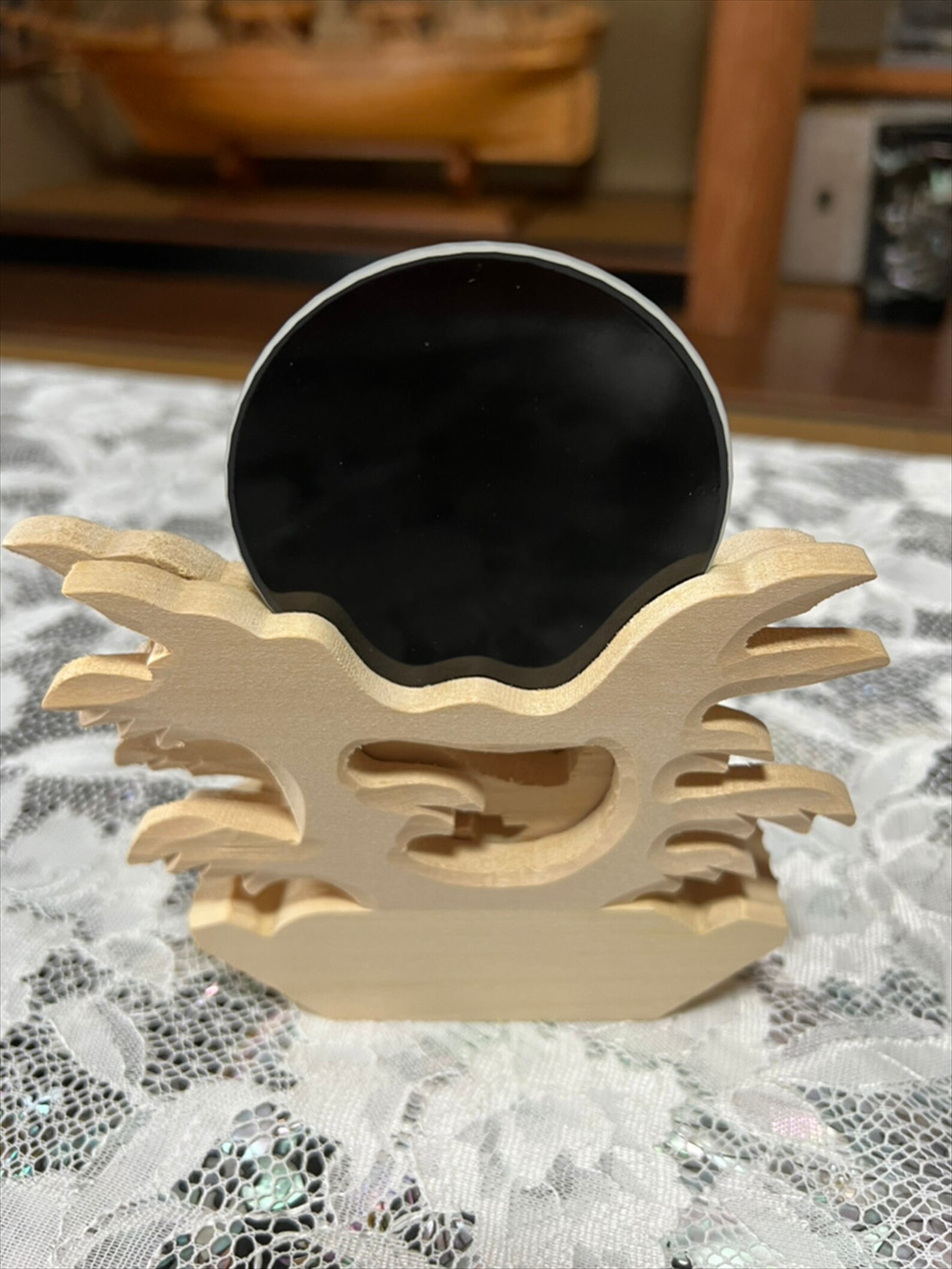 Divine Mirror Sacred Japanese Shinto Shrine "god Dragon Sinryu" God ...