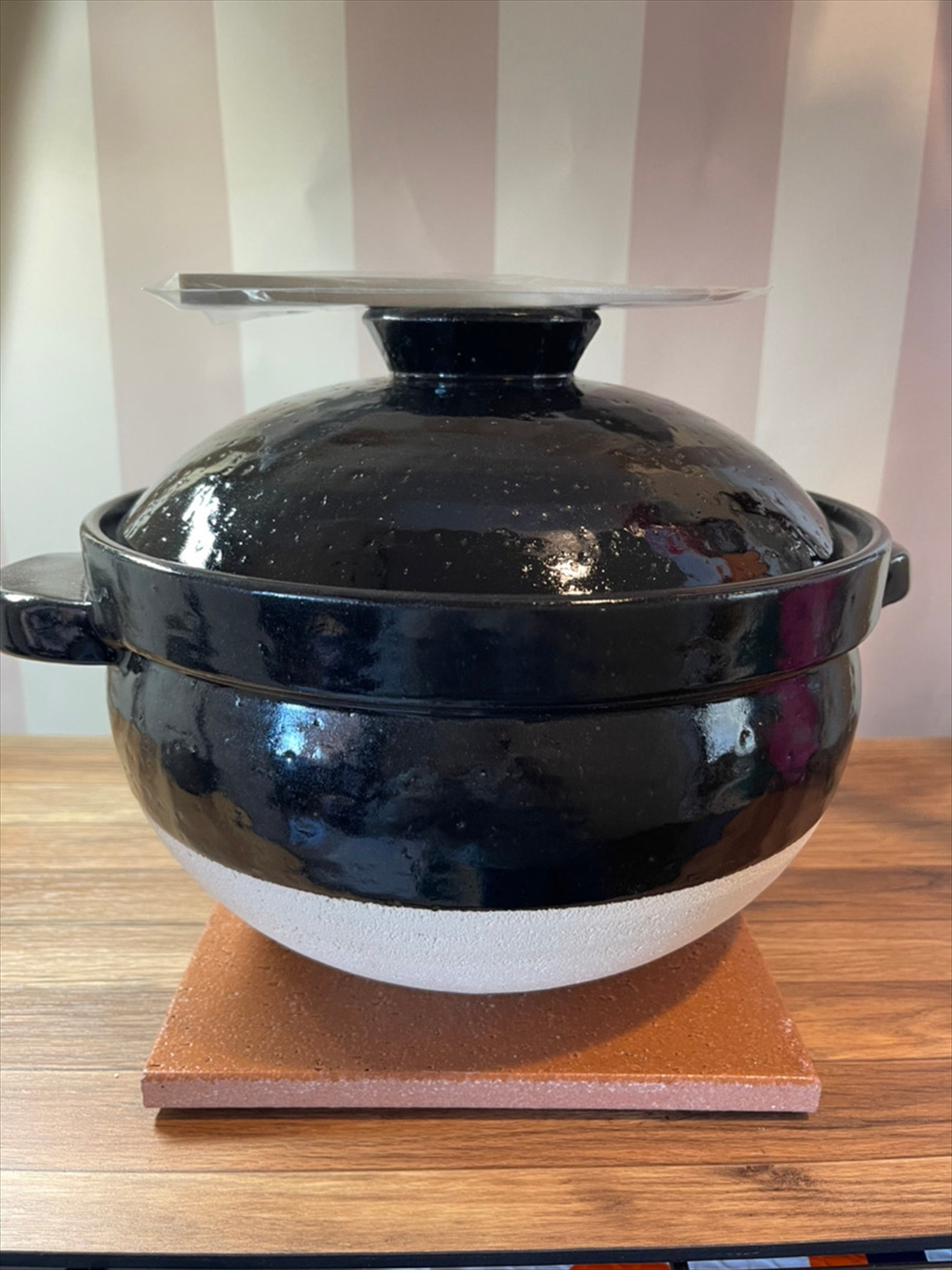 Japanese Haseen Rice Pot Kamado-san 26cm Open Flame Only Ricecooker Pot ...