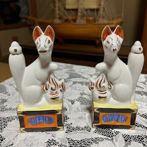 Shinto Shelf for Shrinei Inari, Fox of Guardian Angel, Pair Size Height ...