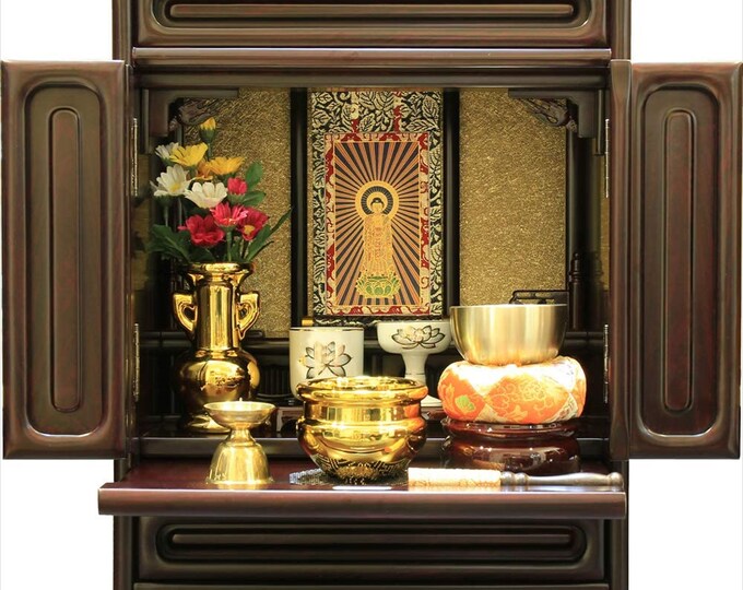 Japanese Buddhist Butsudan Set Buddhist Temple Compact Size Jodo - Etsy