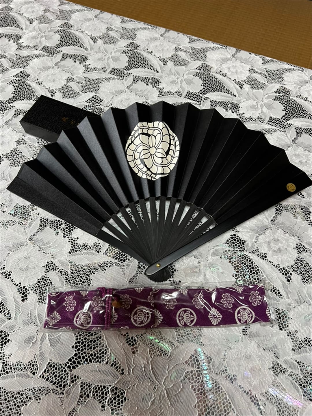 Japanese Samurai Iron War Fan Tessen Kuroda Kanbei Yoshitaka Feudal ...