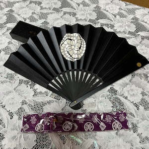 Japanese Samurai Iron War Fan Tessen Kuroda Kanbei Yoshitaka Feudal ...
