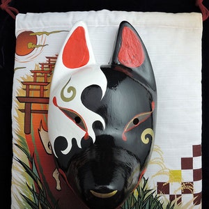 Kawaii Kitune Shrinei Inari Fox Mask Storage - Etsy