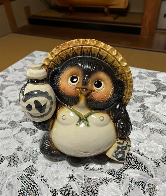 Lucky Shigaraki Yaki Tanuki Japanese Raccoon Dog - Etsy