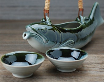 Japanese sake bottle - Etsy 日本