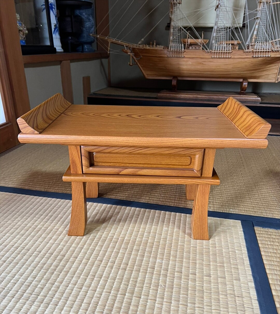 Japanese Buddhist Altar Wood Stand Table Kyozukue Buddhist Temple,02 - Etsy