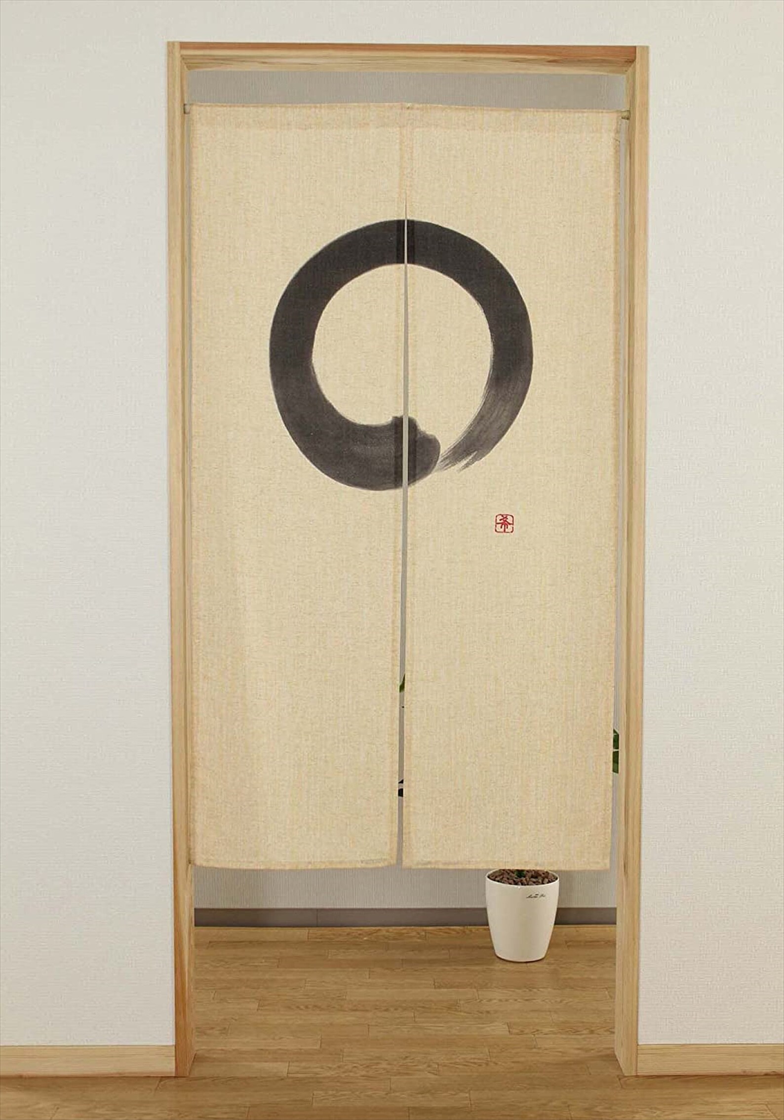 Japanese Art Modern Tapestry Enso 85150cm Noren Door Curtain - Etsy