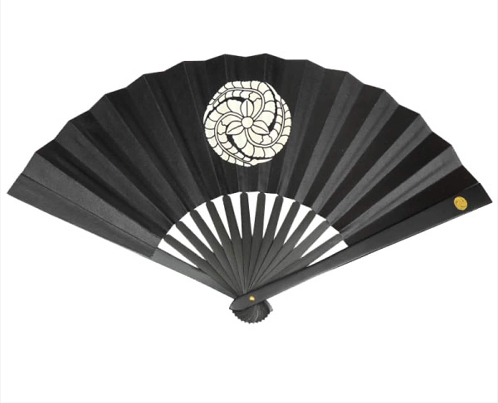 Japanese Samurai Iron War Fan Tessen Kuroda Kanbei Yoshitaka Feudal ...