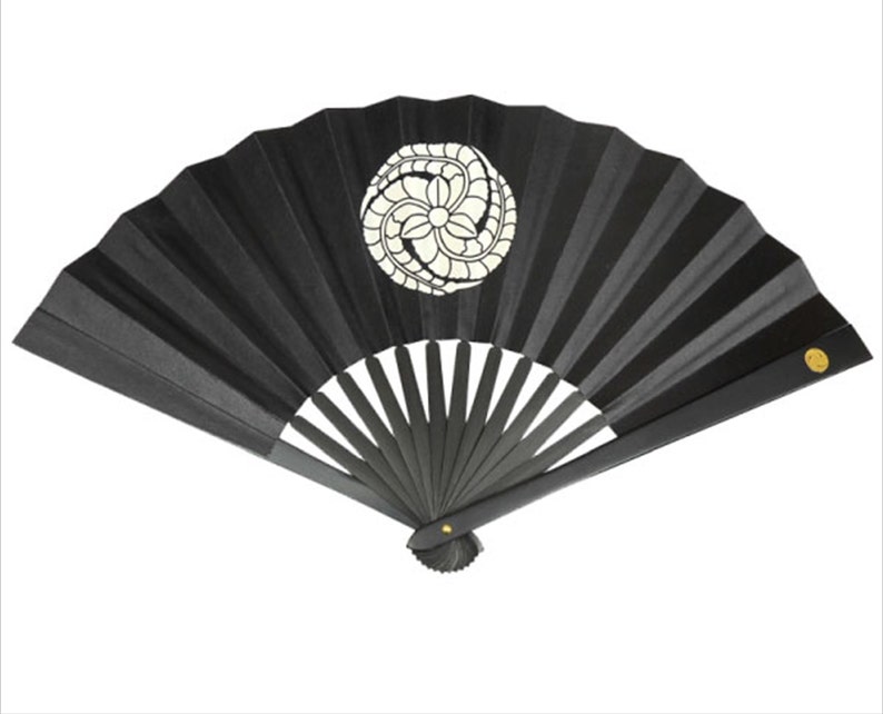 Japanese Samurai Iron War Fan Tessen Kuroda Kanbei Yoshitaka | Etsy