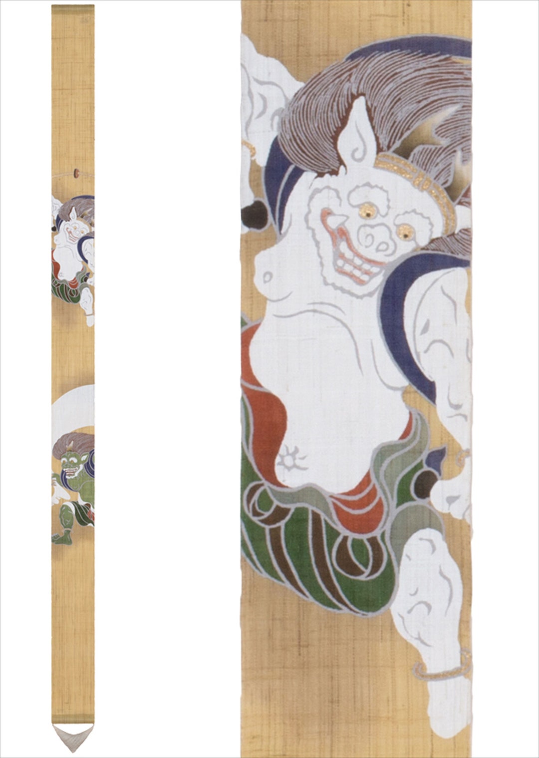 100％ Linen Long and Narrow Japanese Art Modern Tapestry Japan Kawaii 10 ...