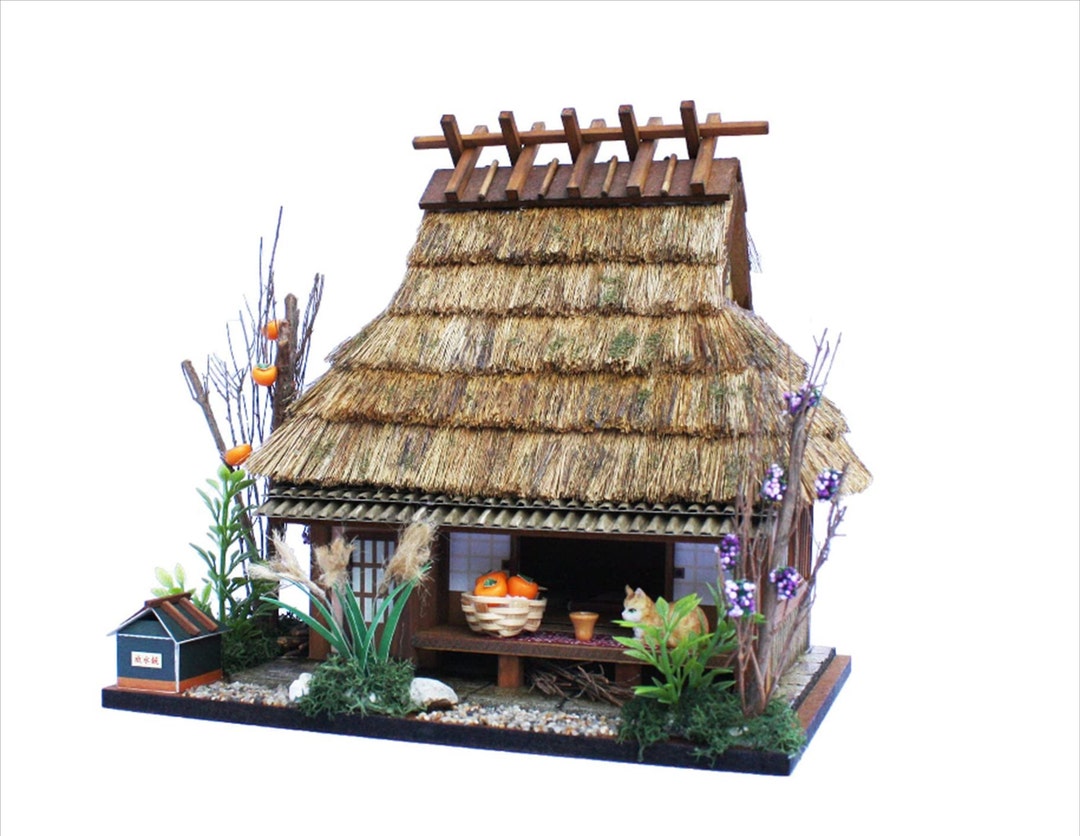Dollhouse Kit Japanese Traditional House,japanese Dollhouse Miniatures ...