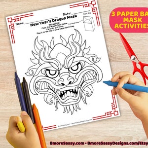 Chinese New Year Printable Bundle for Kids- Year of the Dragon ...