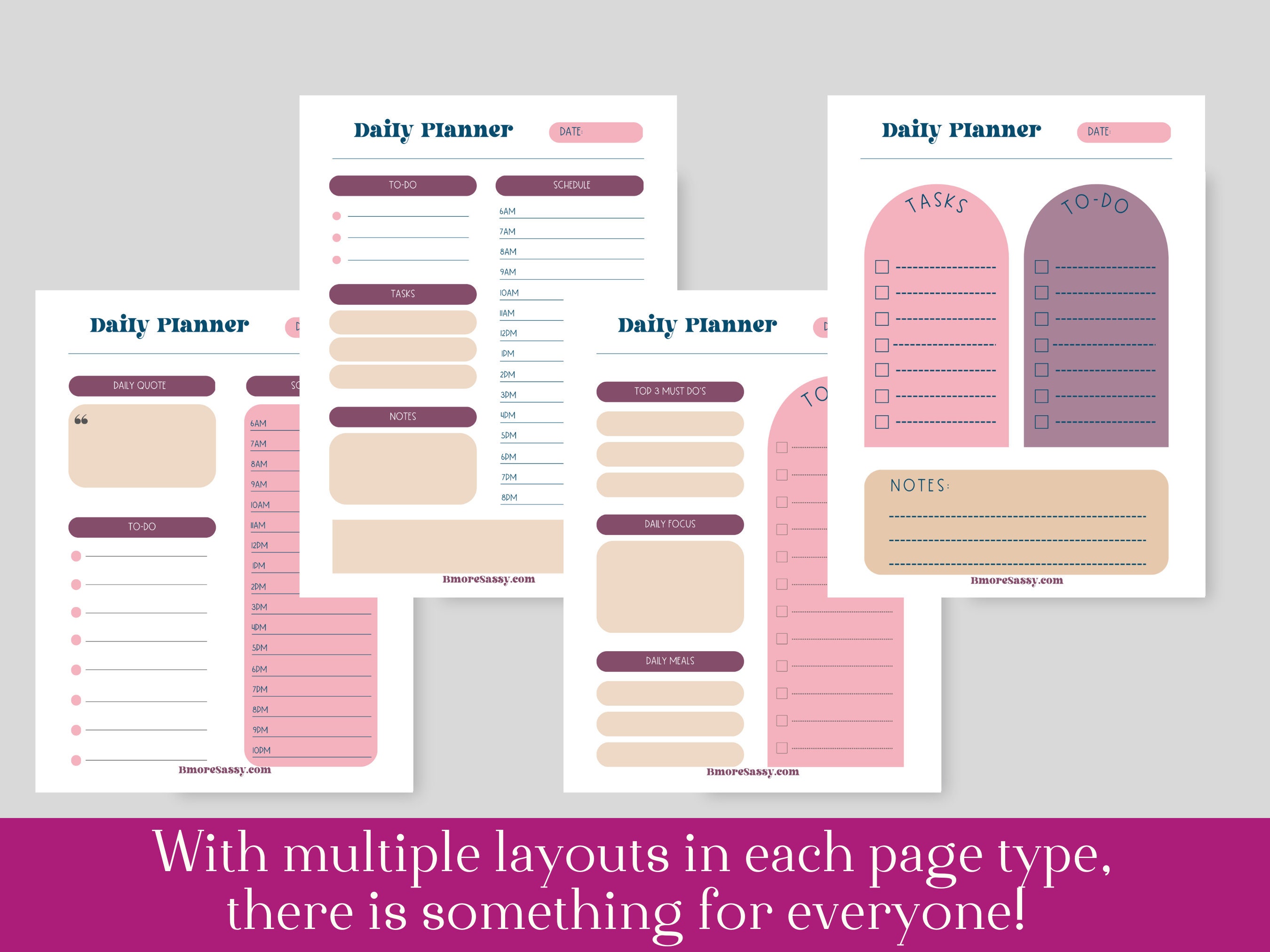 Slay It Boho Undated Planner Printables With Monthly Weekly - Etsy