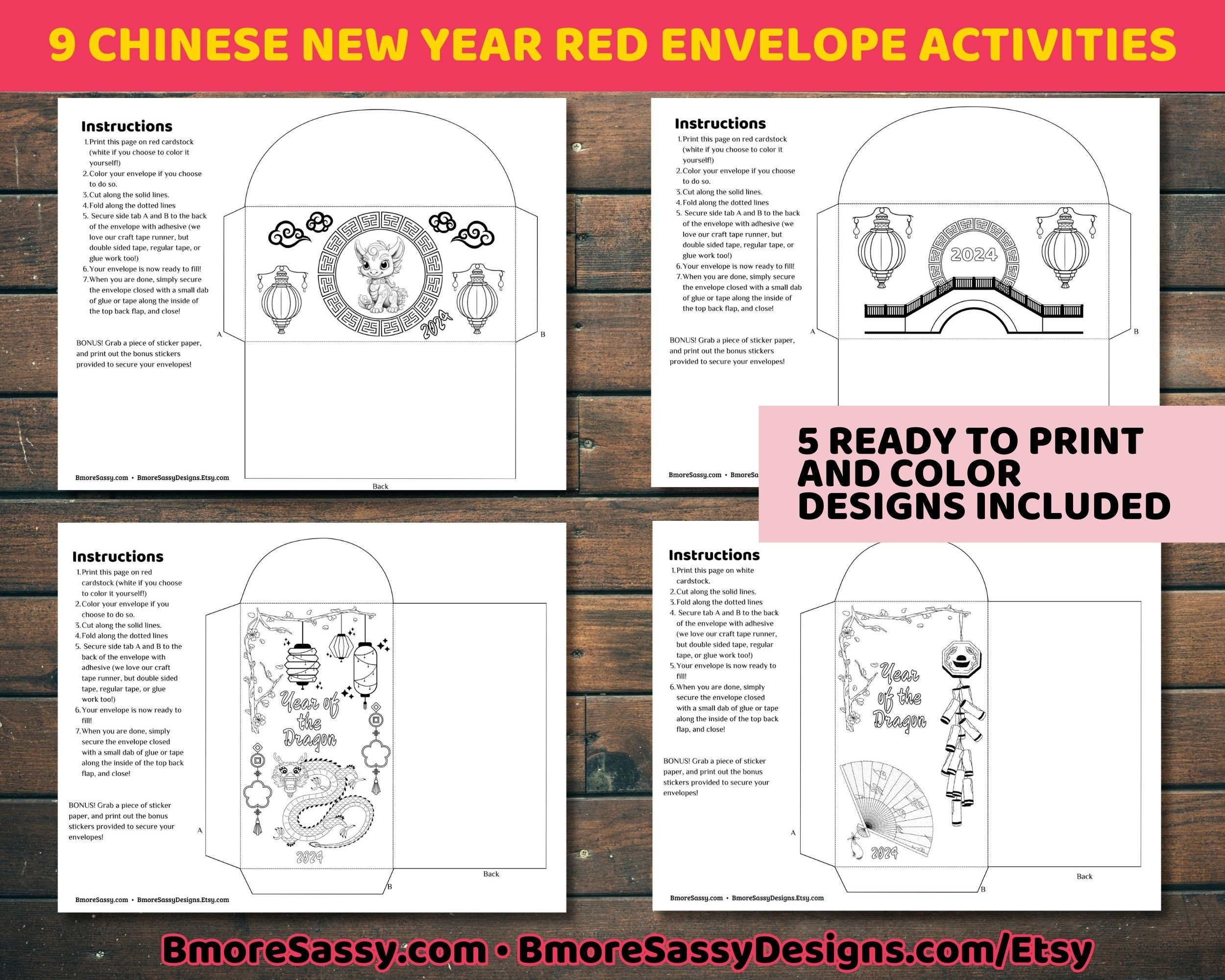 Chinese New Year Printable Bundle for Kids 3 Activities Year of the ...