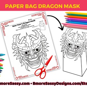 Chinese New Year Printable Bundle for Kids- Year of the Dragon ...