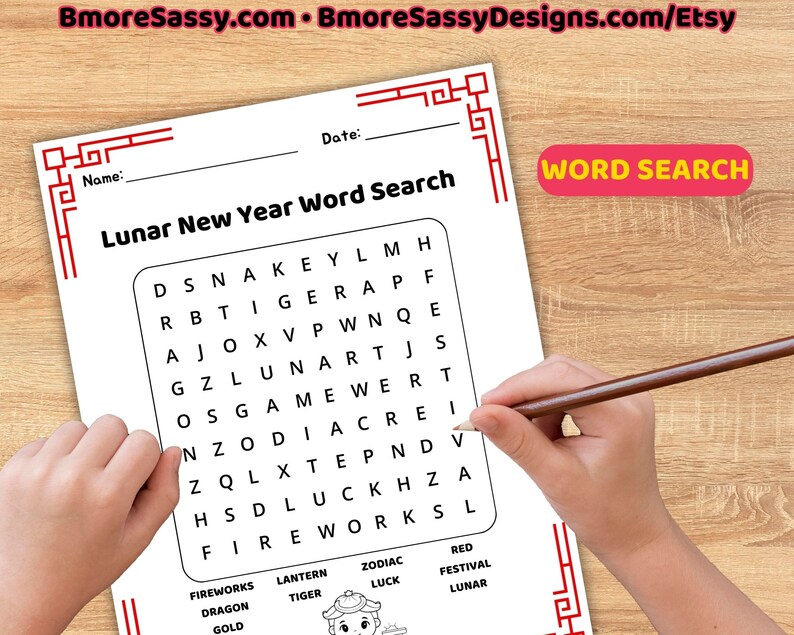 Chinese New Year Printable Bundle for Kids- Year of the Dragon ...