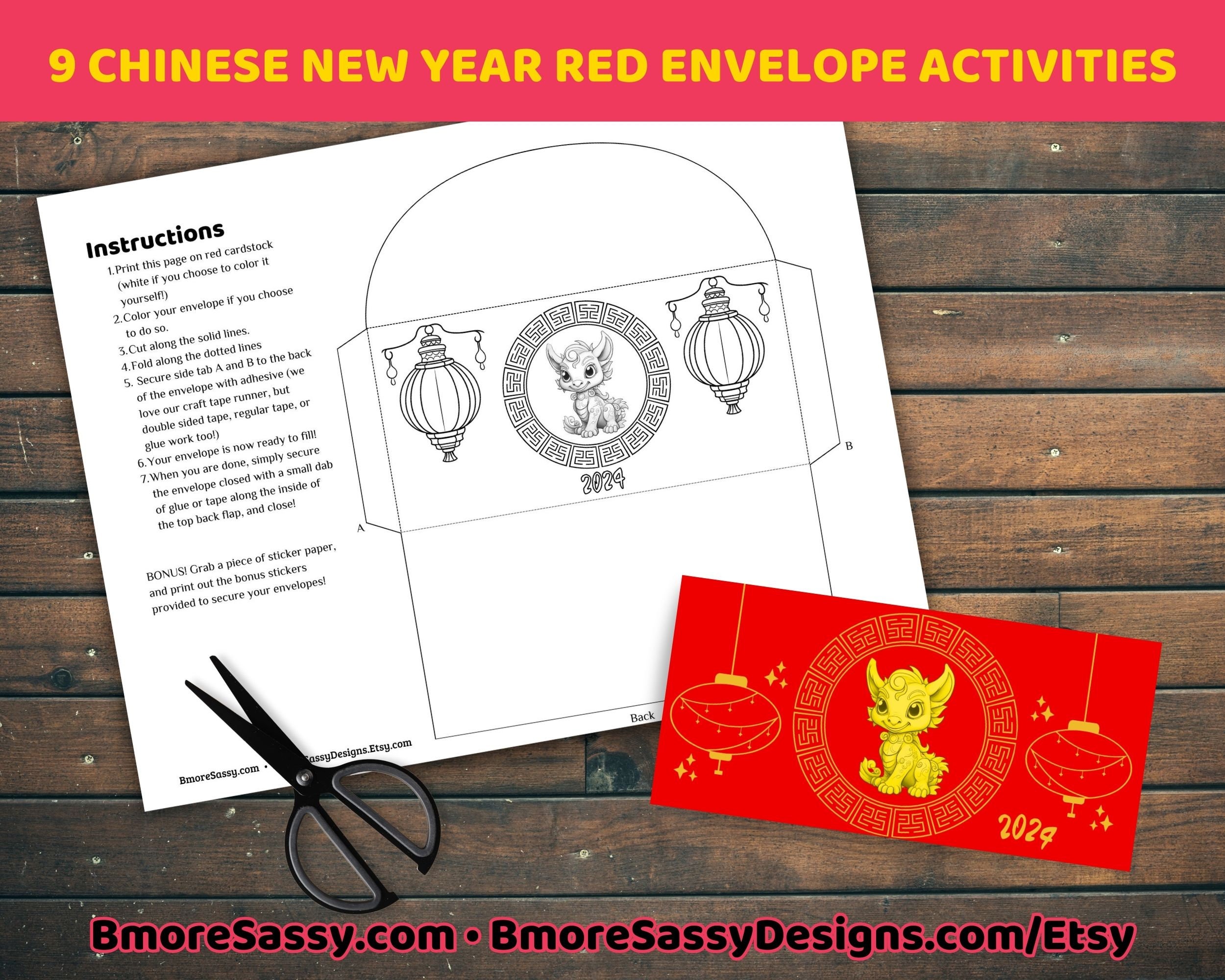 Chinese New Year Printable Bundle for Kids 3 Activities Year of the ...