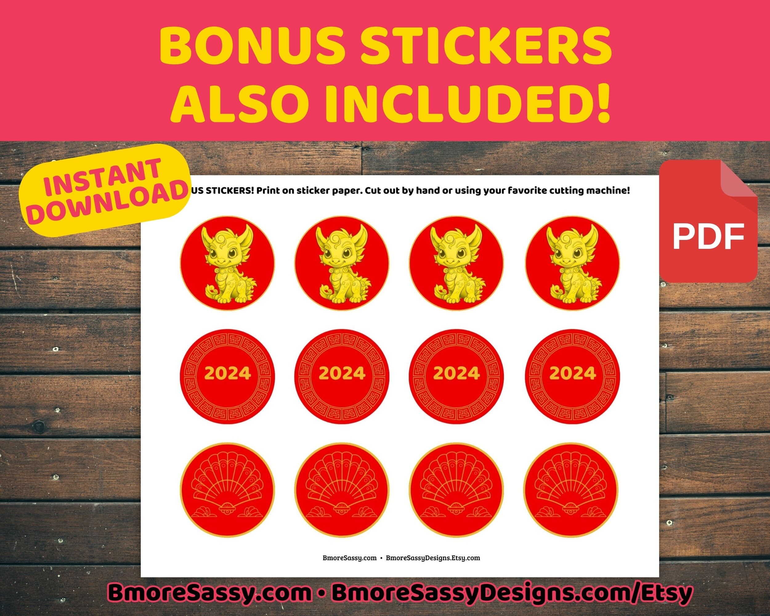 Printable Red Envelope 2024 Chinese New Year Red Envelope Coloring for ...