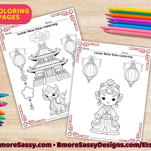 Chinese New Year Printable Bundle for Kids- Year of the Dragon ...