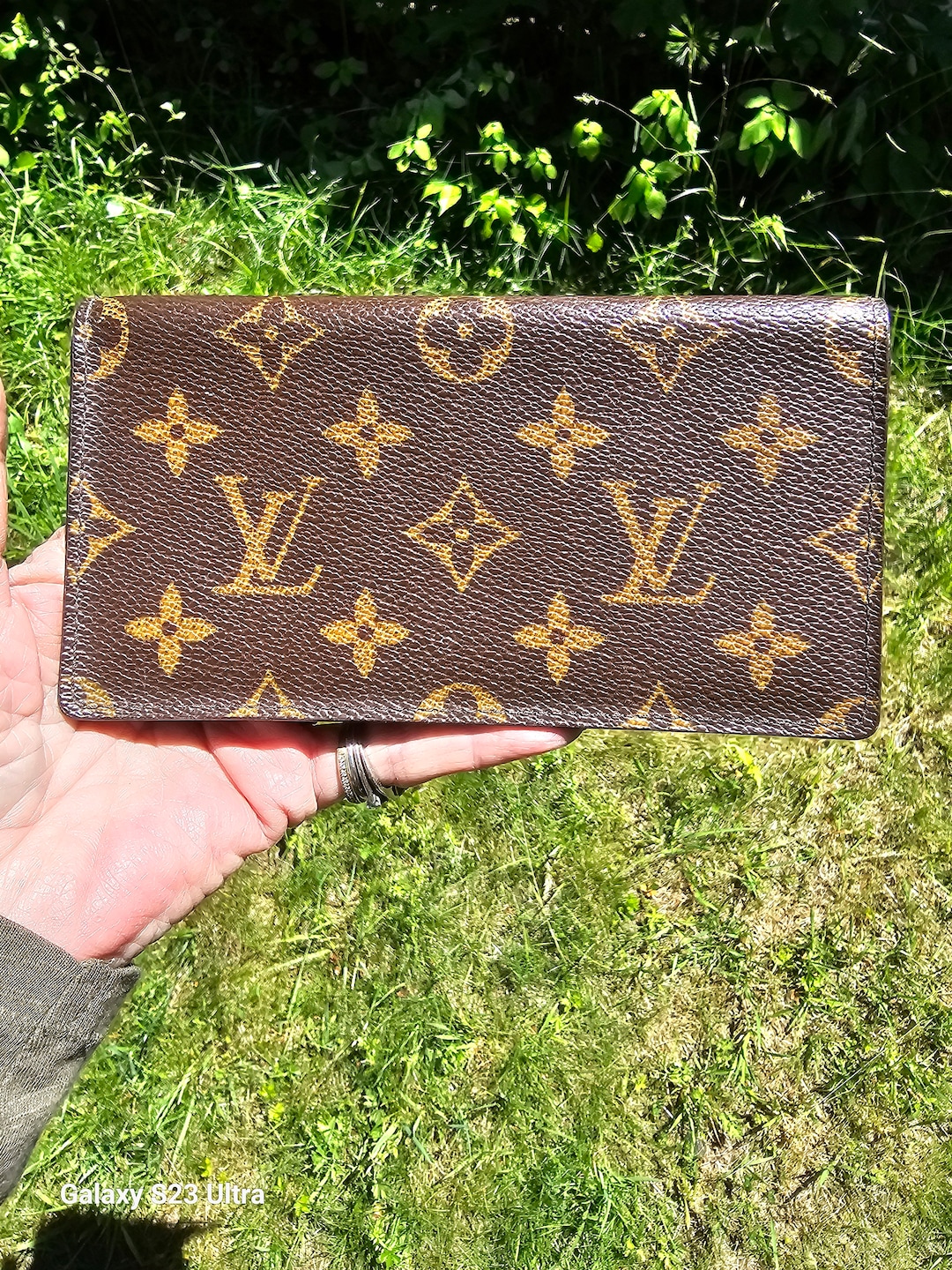 Louis Vuitton Checkbook Cover - Etsy