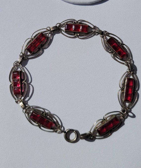 Vintage ruby glass and - Gem
