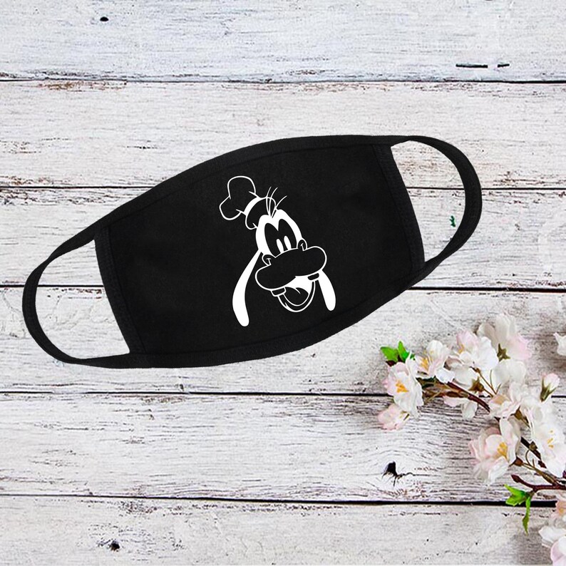 Goofy Face Mask Disney Face Mask Goofy Disney Face | Etsy