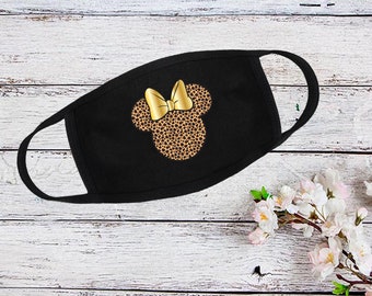 Minnie Mouse Face Mask | Etsy