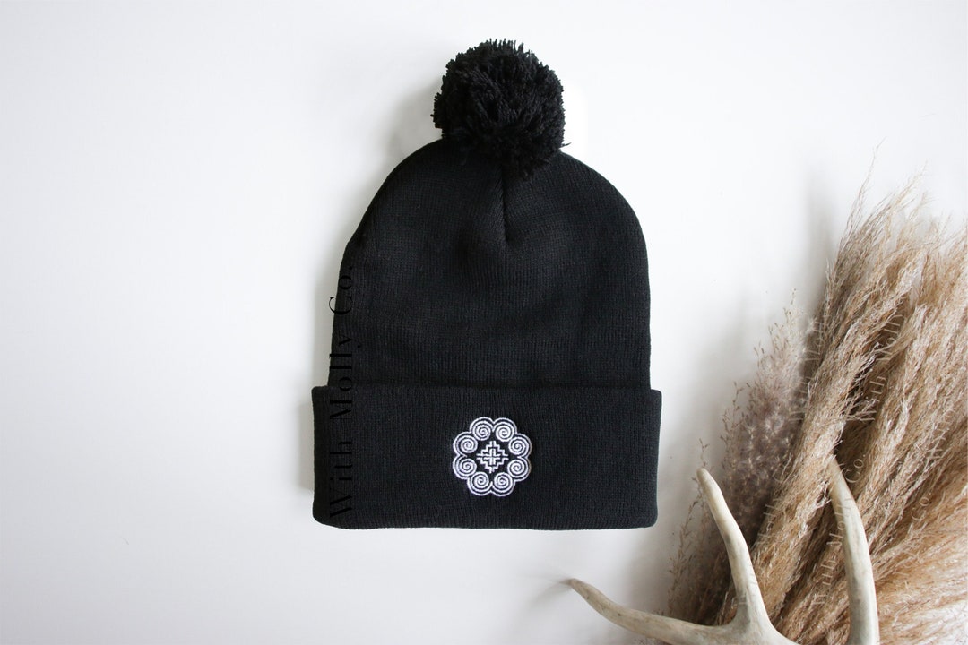 Hmong Motif Beanie Embroidery - Etsy