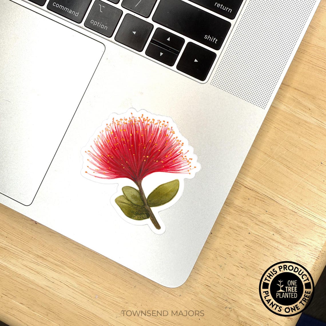 Ohia Lehua Flower Sticker - Etsy