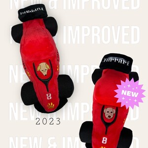 Formula 1 Parody Dog Toy Car, F1 Dog Toy, Drive to Survive Plush ...