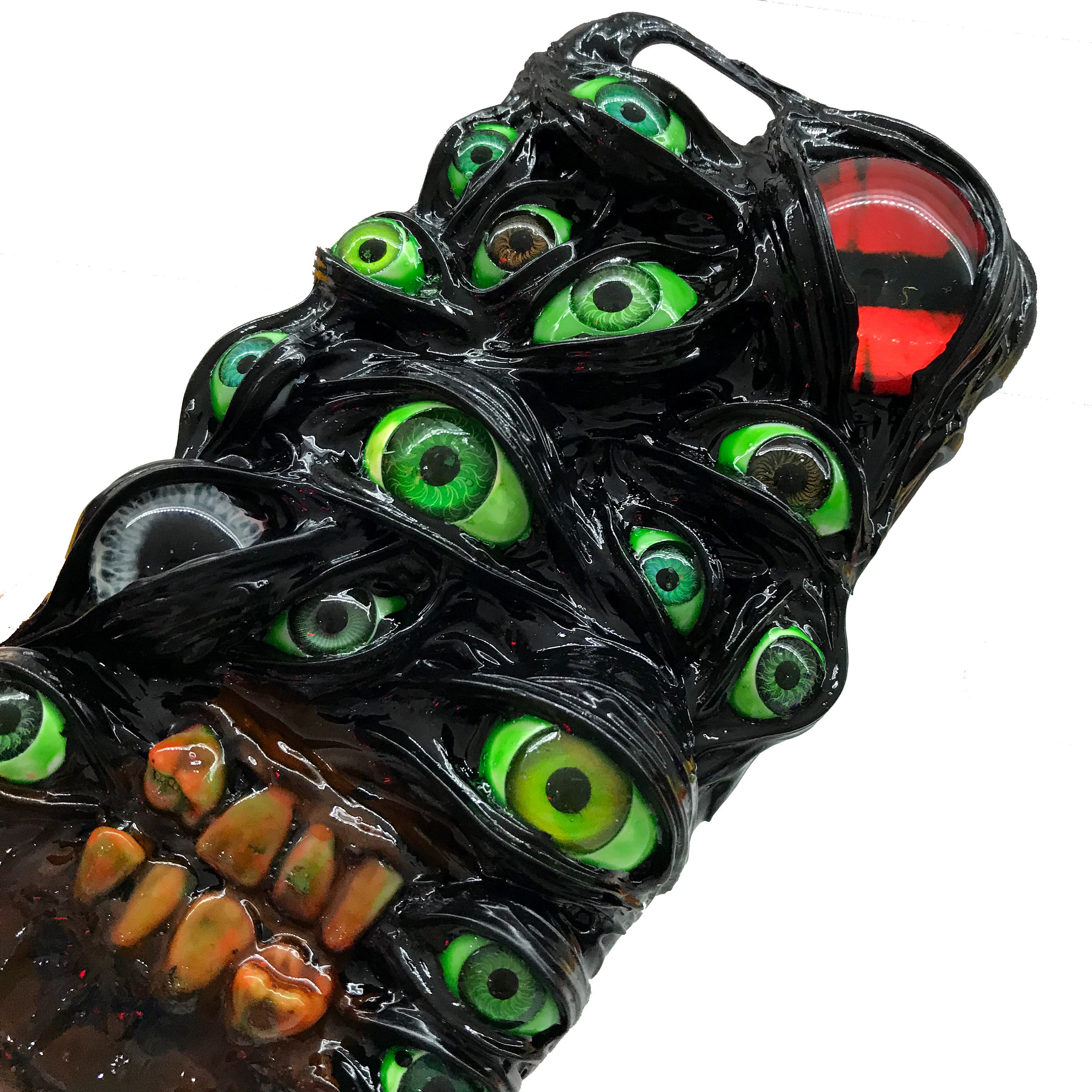 Personalized Handmade Tree Devil Eyeball Phone Case -green Monster Eye ...