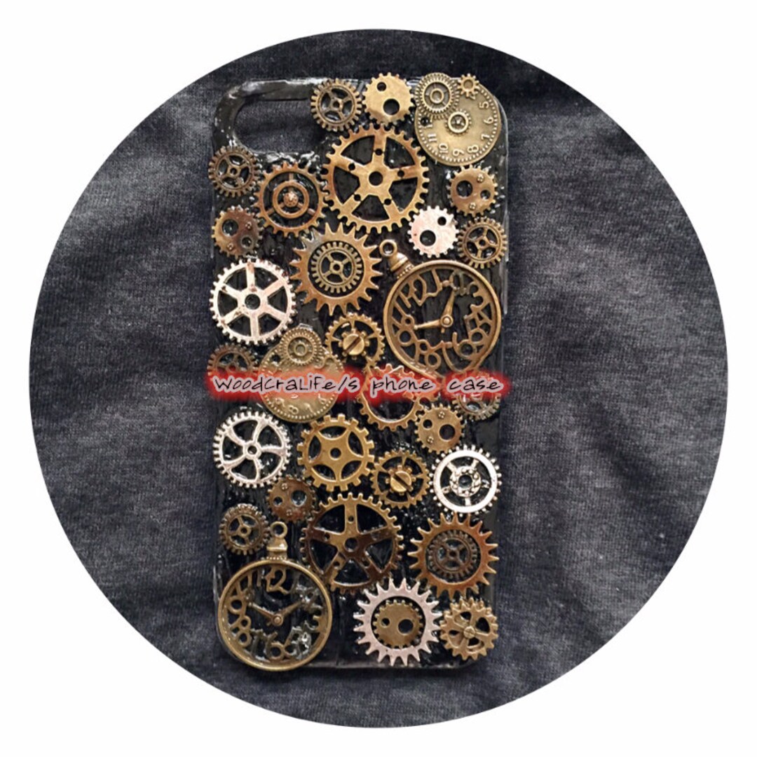 Unique 3D Personalized Decoden Handmade Metal Gear Phone Case - Made to ...