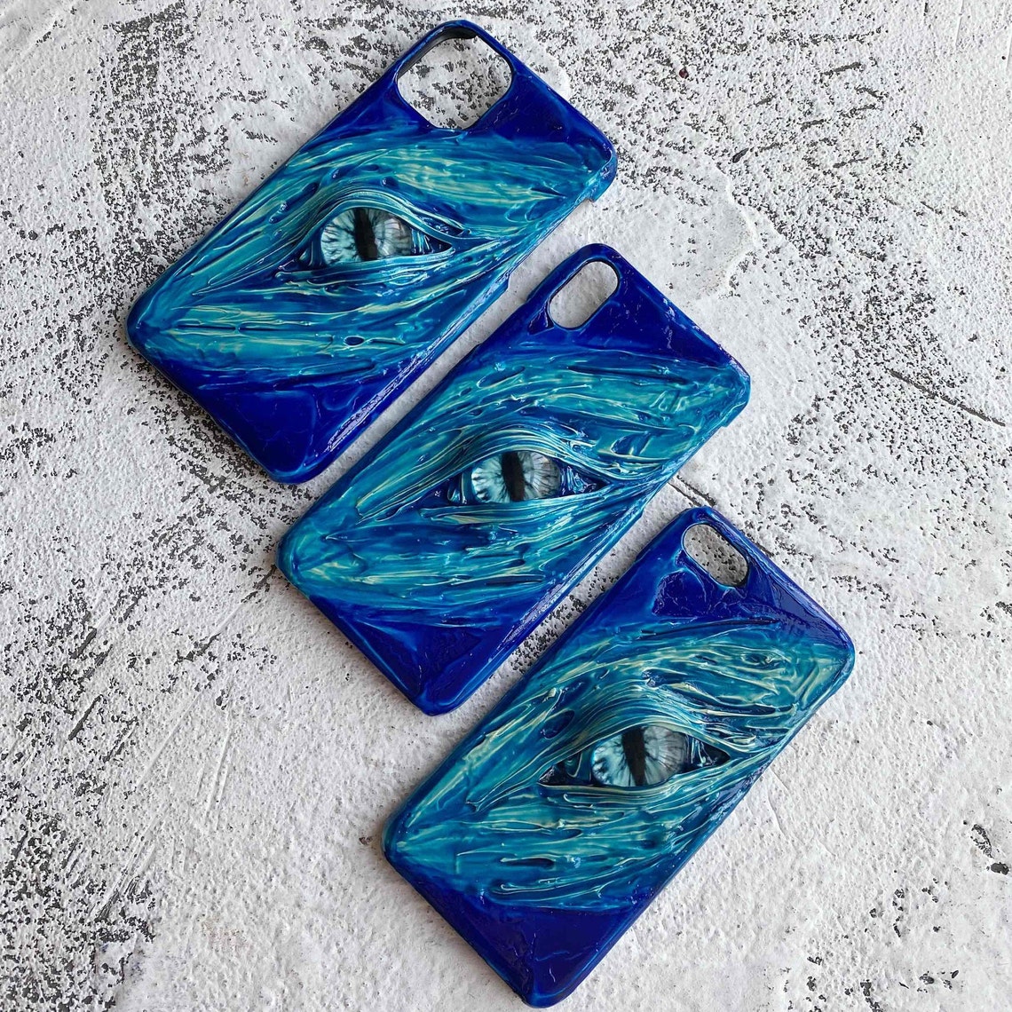 Personalized Handmade Eyeball Phone Case Gradual-changing - Etsy UK