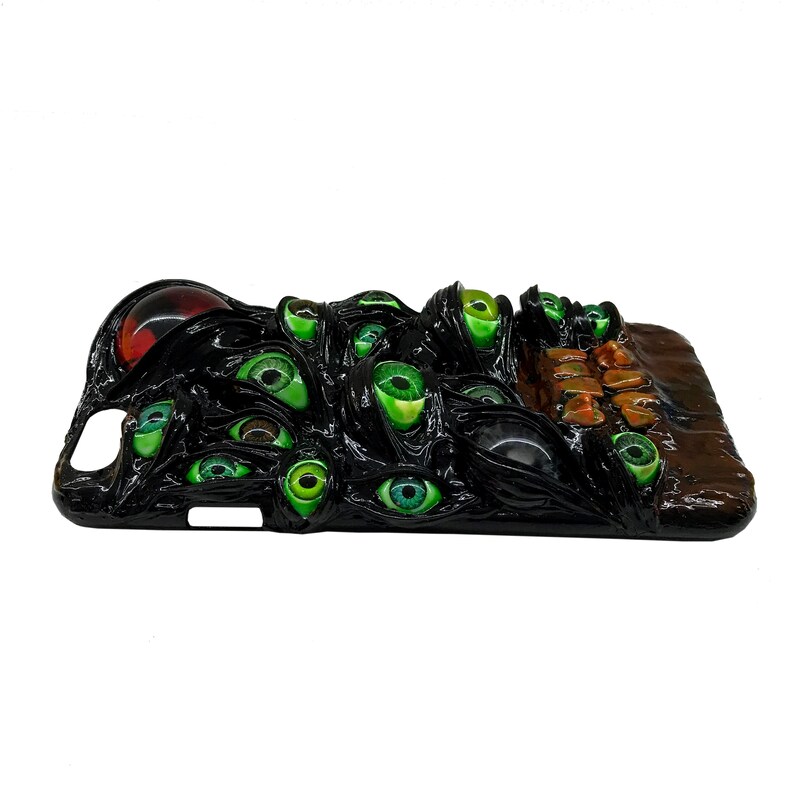 Personalized Handmade Tree Devil Eyeball Phone Case green - Etsy