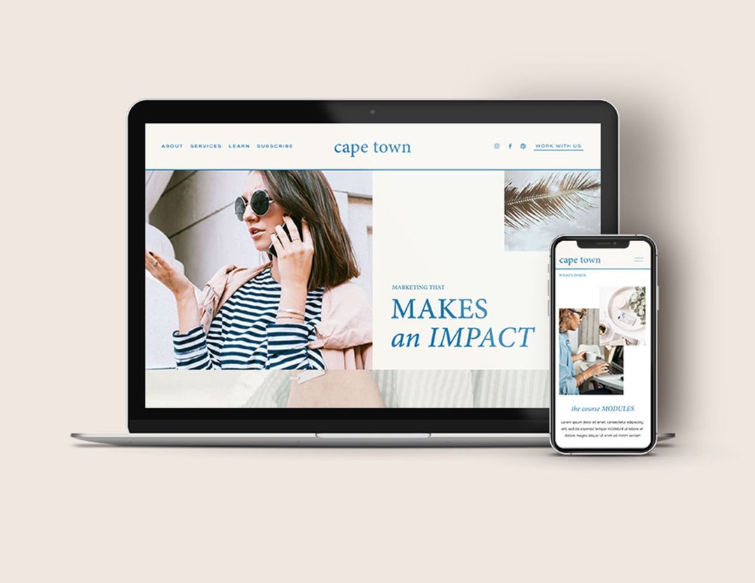 Squarespace 7.1 for Website Template Kit for Course Creators Educators ...