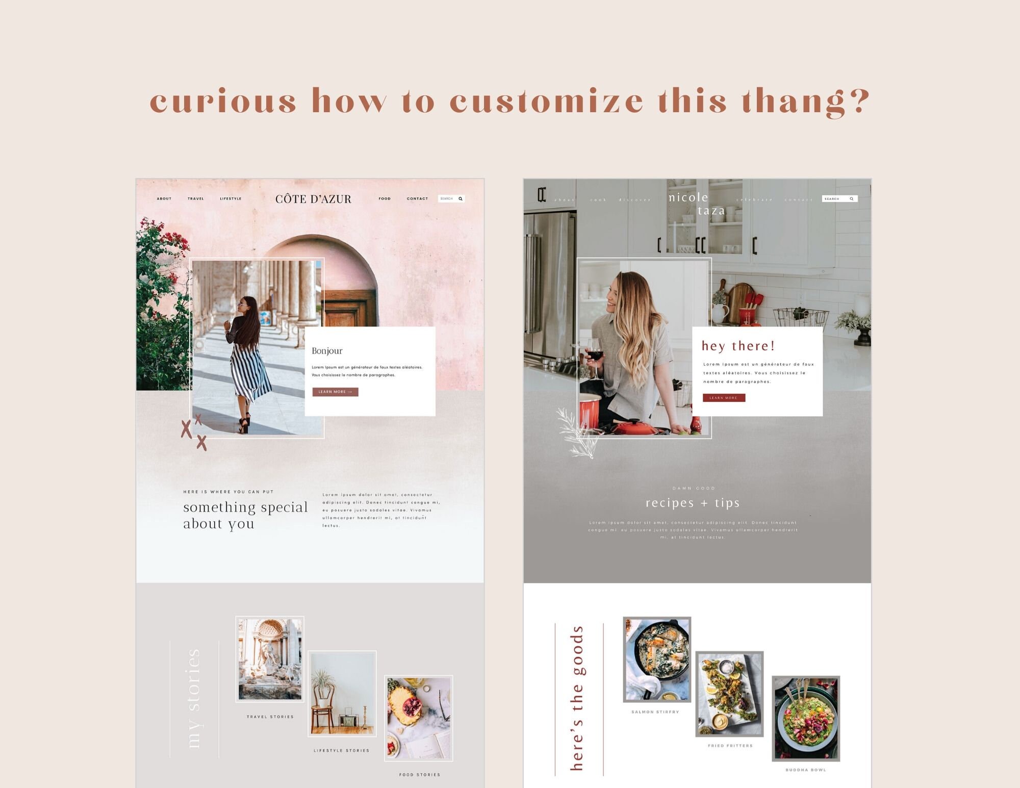 Squarespace 7.1 for Website Template Kit for Boho Blogger Travel ...