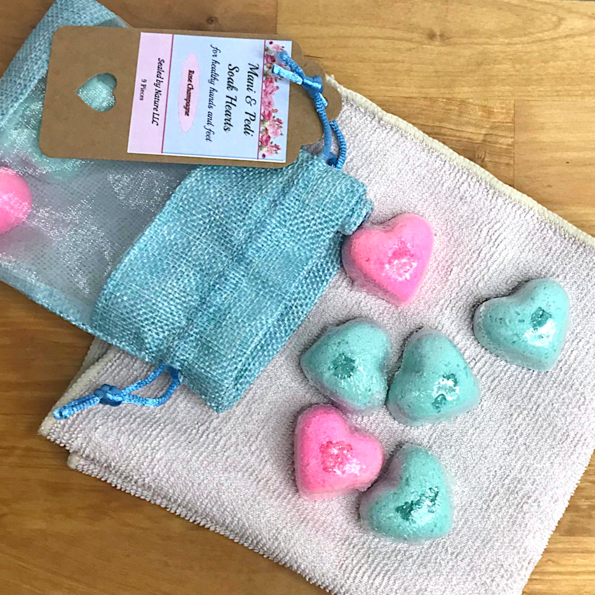 Mani and Pedi Soak Hearts for Healthy Hands and Feet - Etsy