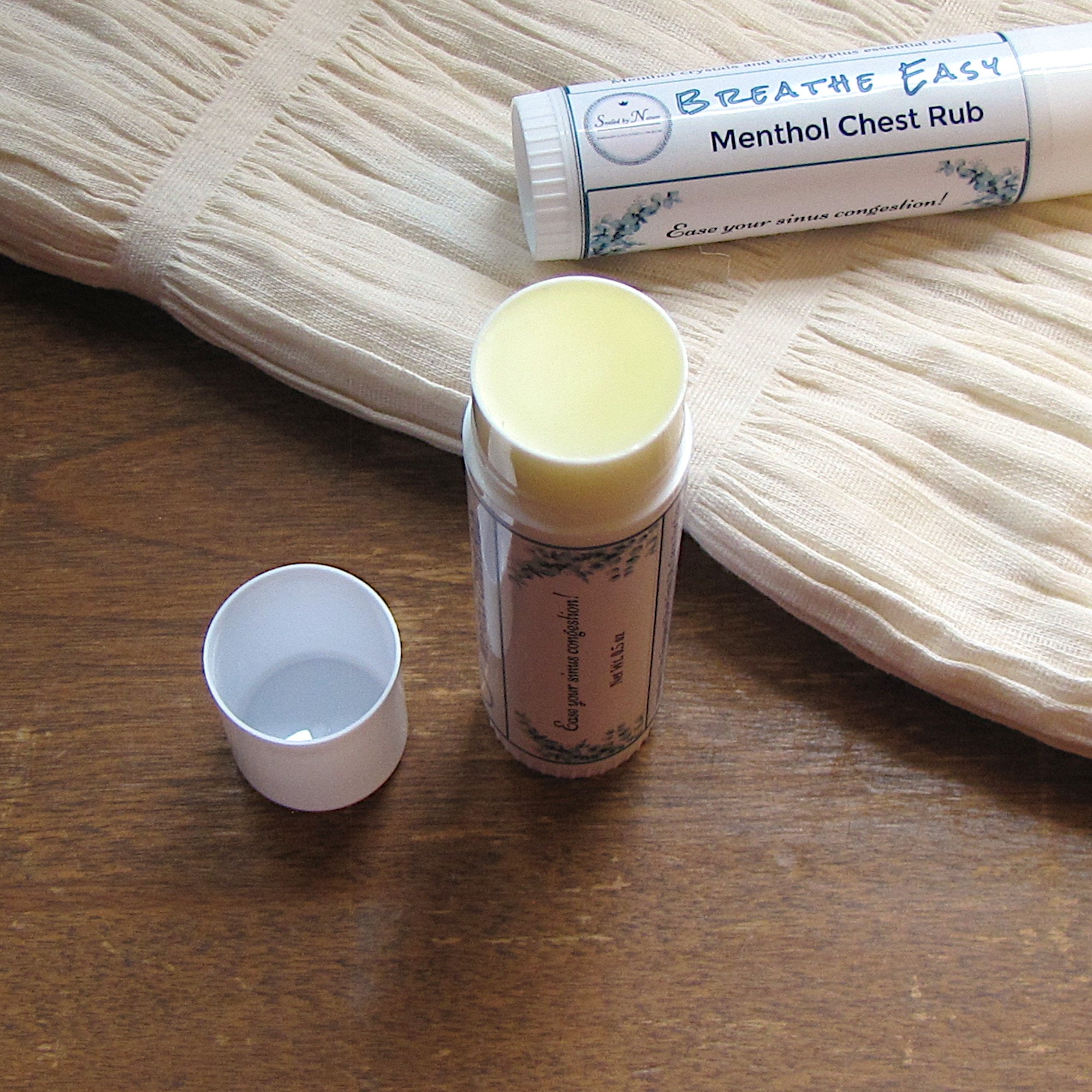 Breathe Easy, Menthol Chest Rub - Etsy
