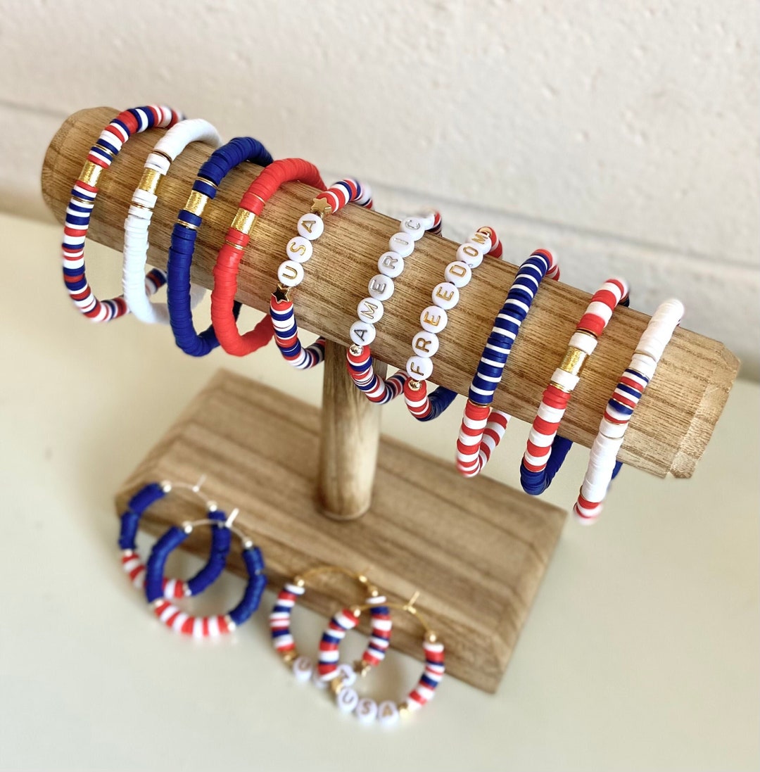 4th of July Bracelets / Vote USA: Election Bracelet / American Jewelry ...