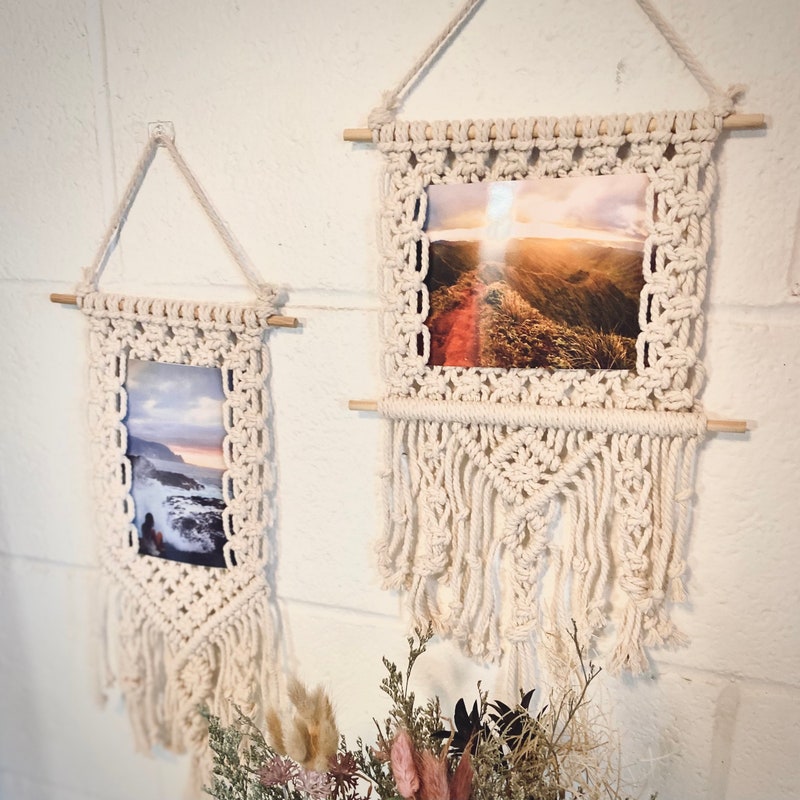 Macrame Frame - Etsy