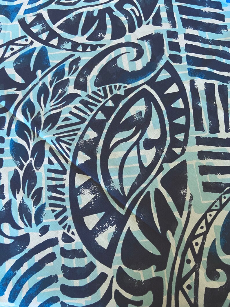 Polynesian Native Print Mask red/blue/blackwhite | Etsy