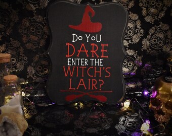 Witch's Lair Sign - Etsy