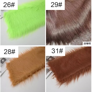 Long Pile Fur Fabric, Faux Fur Fabric, Cosplay Fur Fabric, Fursuit ...