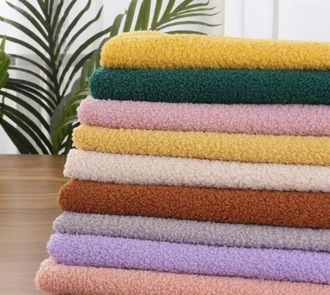 Teddy Plush Fabric, Sherpa Fabric, Teddy Fleece Fabric, Upholstery ...