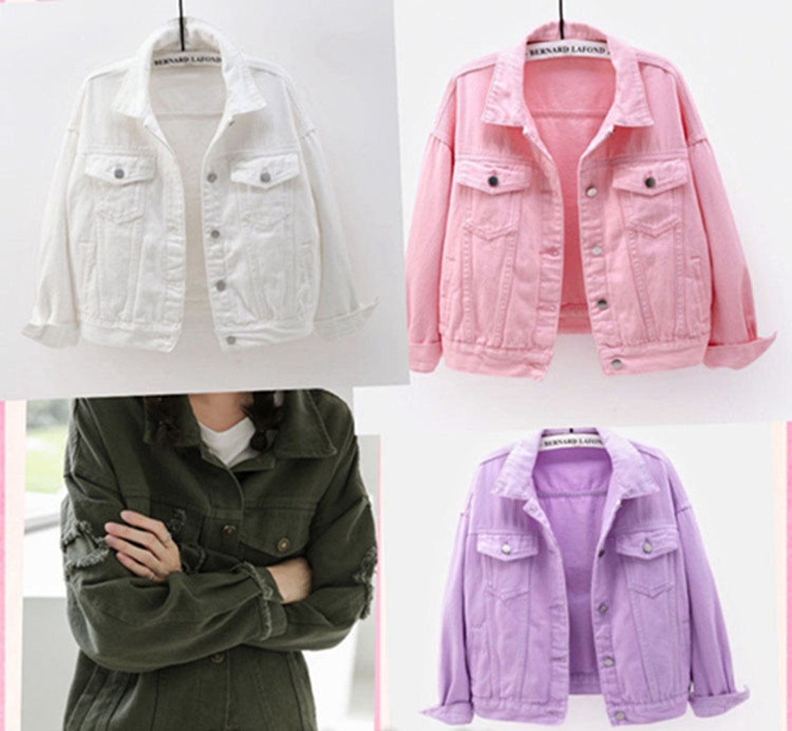 Colored Denim Fabric Cotton Denim Solid Color Denim Jean - Etsy