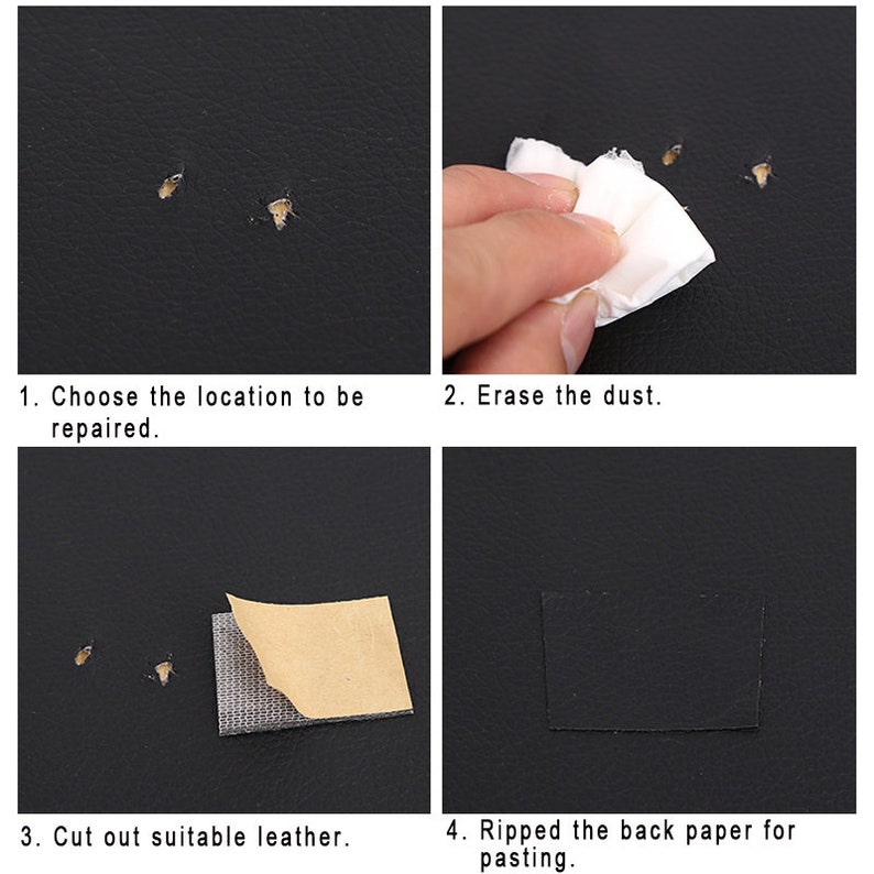 Self-adhesive Leather Fabric Artificial Leather Fabric Faux - Etsy