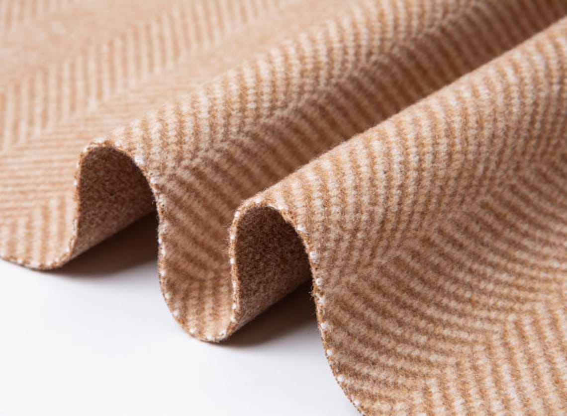 Textured Woolen Fabric Woolen Fabric Woolen Twill Fabric - Etsy