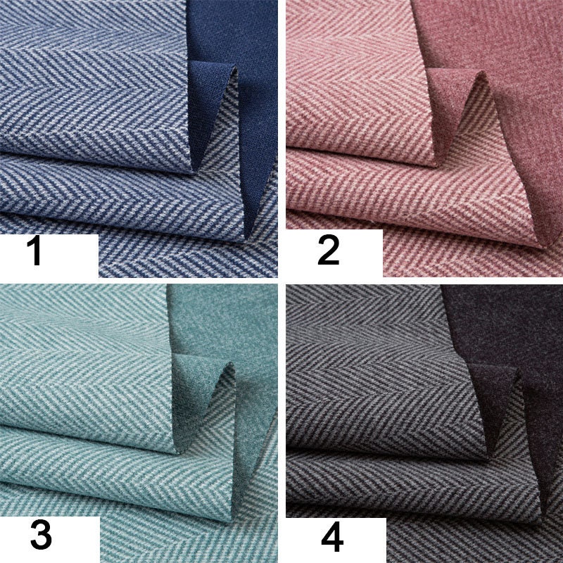 Textured Woolen Fabric Woolen Fabric Woolen Twill Fabric - Etsy